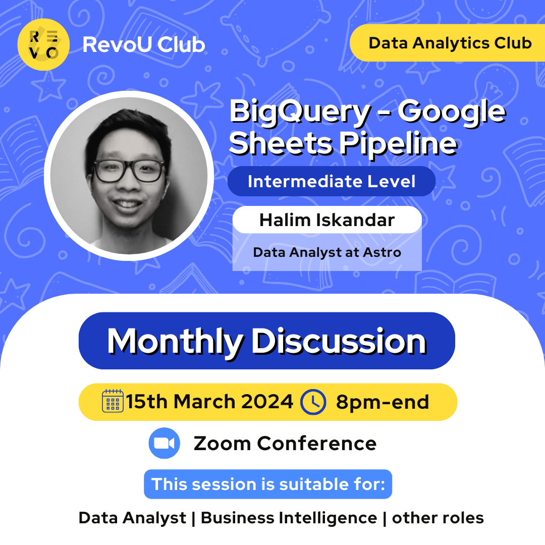 BigQuery-Google Sheets Pipeline | RevoU